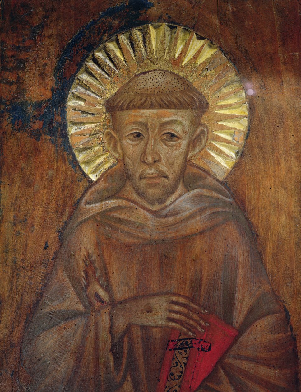 Portrait of St. Francis, c.1285 by Giovanni Cimabue